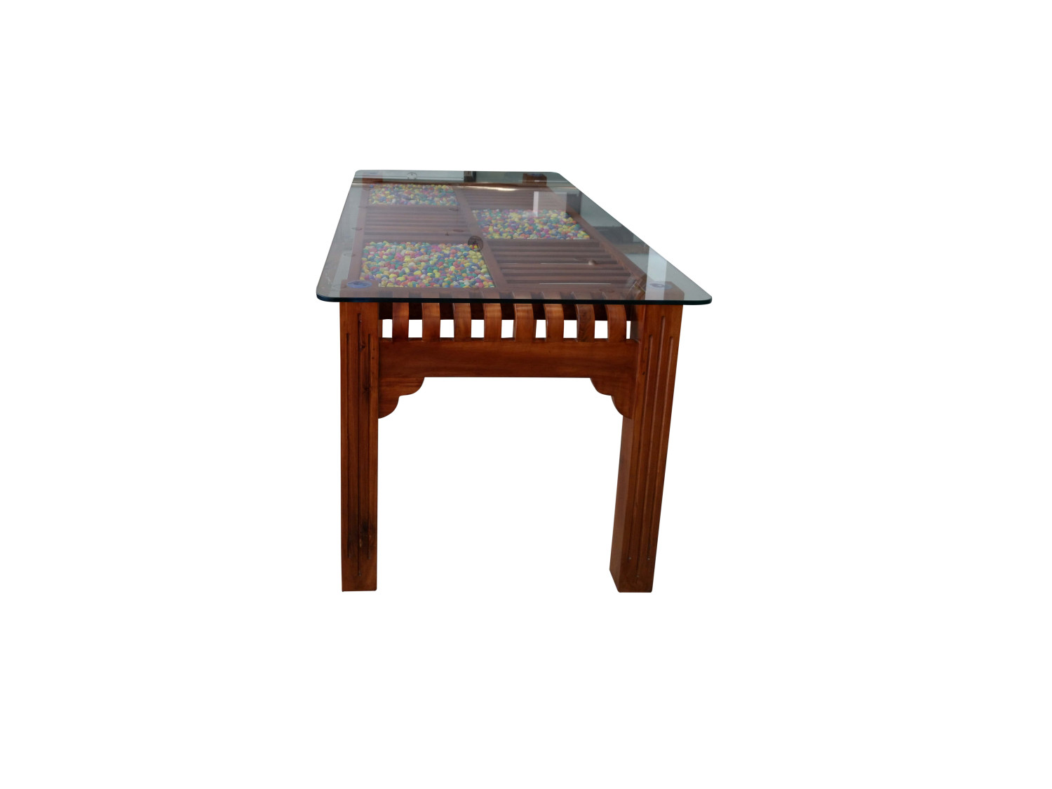 Deluxe Model Wood 6 Seater Dining Table